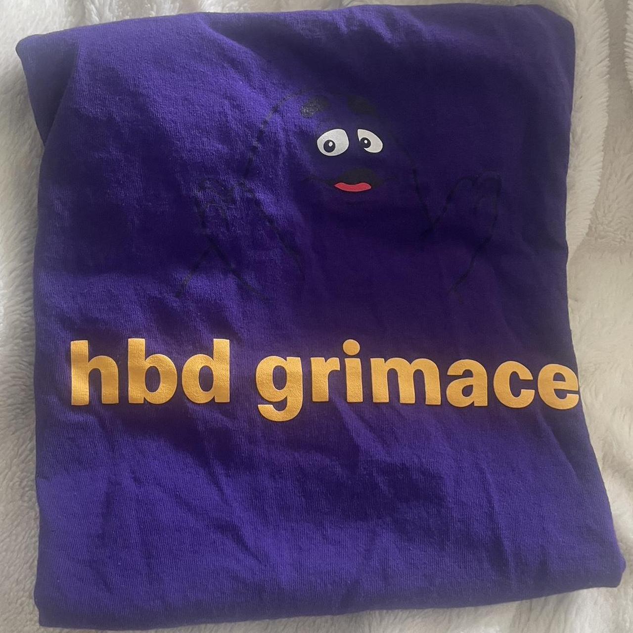 authentic rare mcd grimace shirt 🔥🔥🔥🔥 size L - Depop