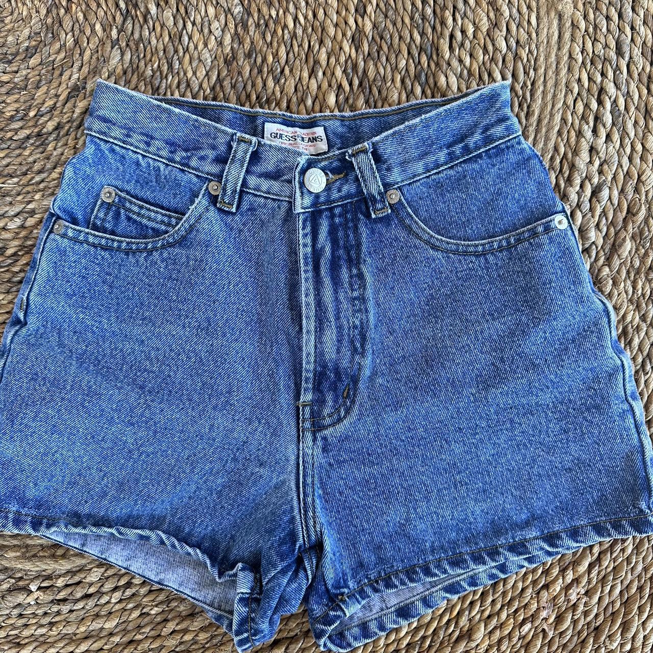 Vintage Guess Denim Shorts - Depop