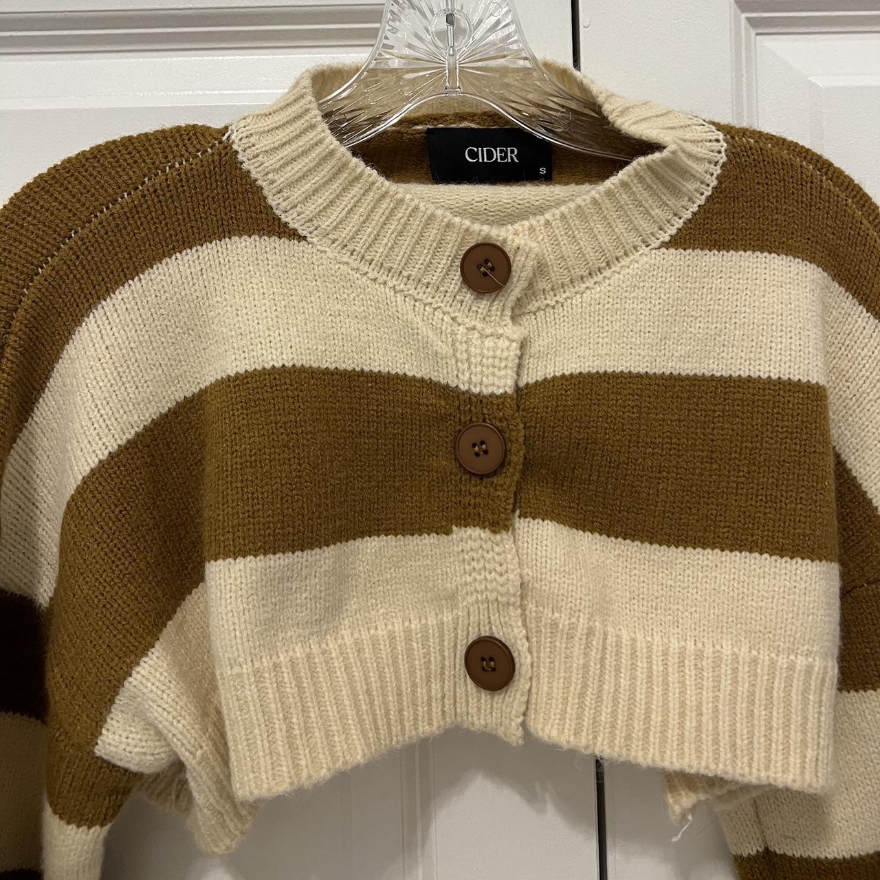 CIDER shop cropped knit sweater swipe to see a pic... - Depop