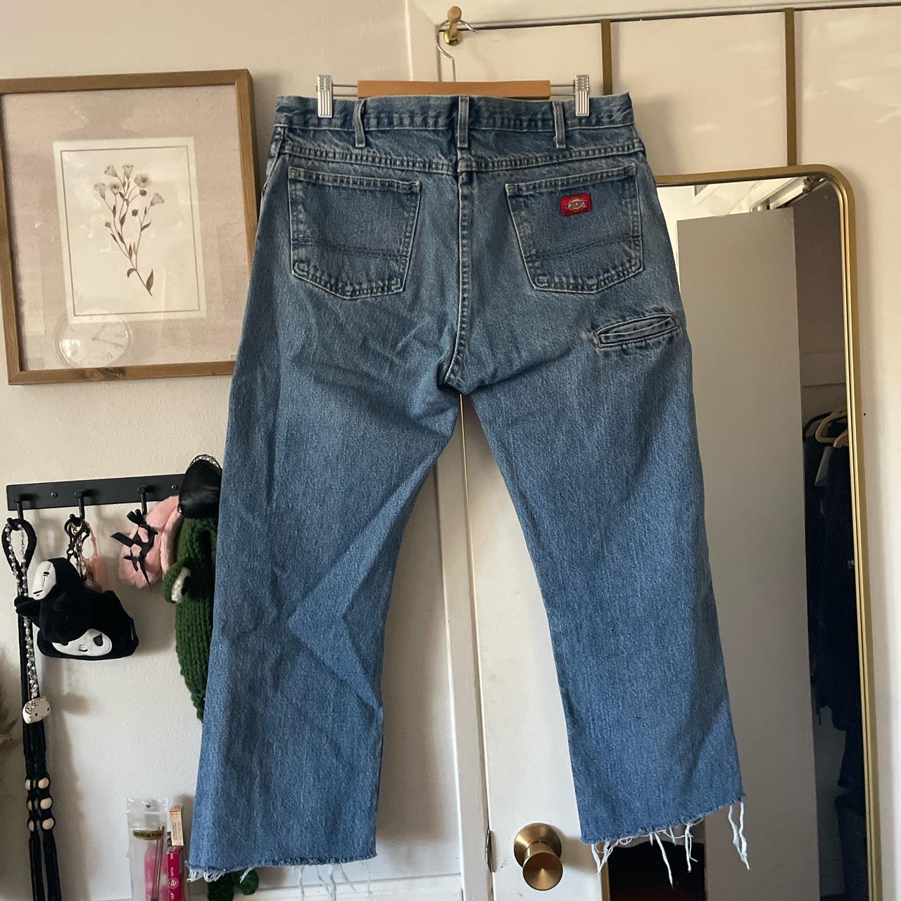 Dickies jeans would say they’d fit a size 12... - Depop