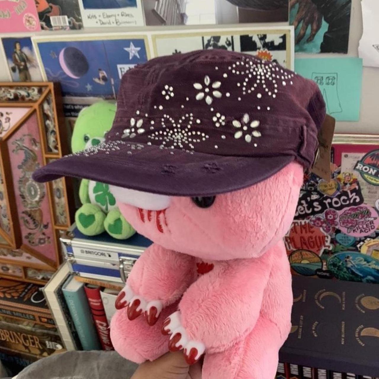 Y2K Magenta Mall Goth Hat 21.5” circumference... - Depop