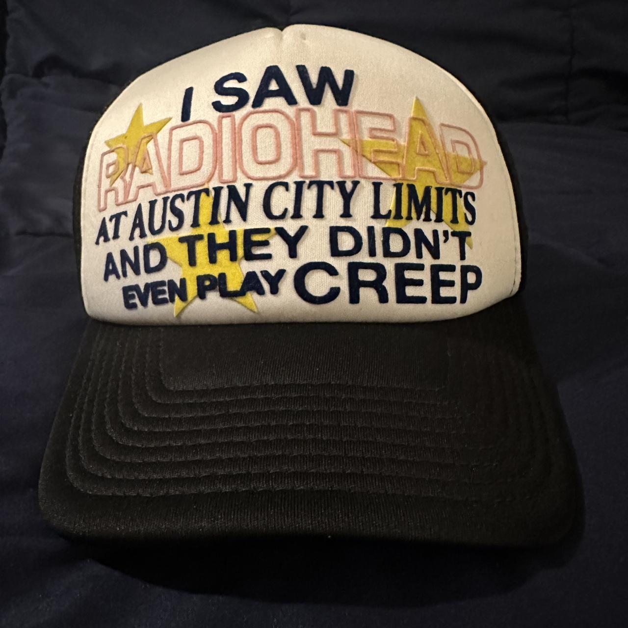 Radiohead Trucker Hat message before buying... - Depop