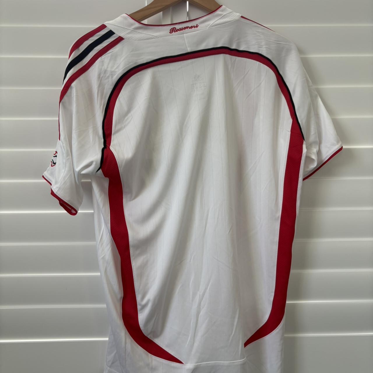 AC Milan 2007 Champions League final shirt - white... | Depop