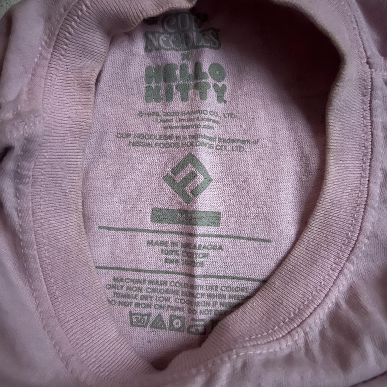 Hello Kitty x Cup Noodles Tee pink hello kitty... - Depop