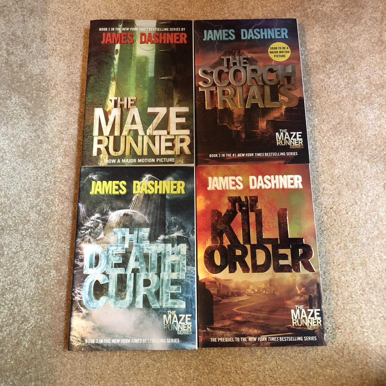 the maze runner series by james dashner - all... - Depop