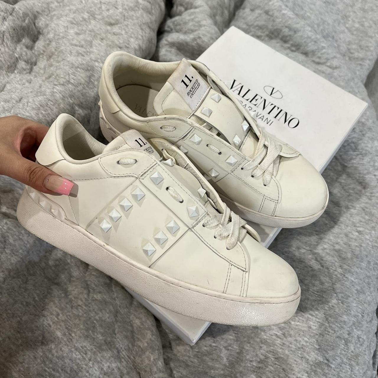 Valentino rockstud sneakers women’s us 8 Please... - Depop