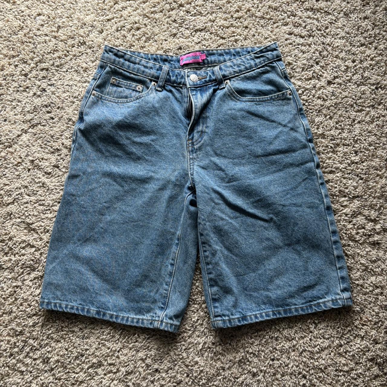 Edikted light wash jorts size small excellent... - Depop
