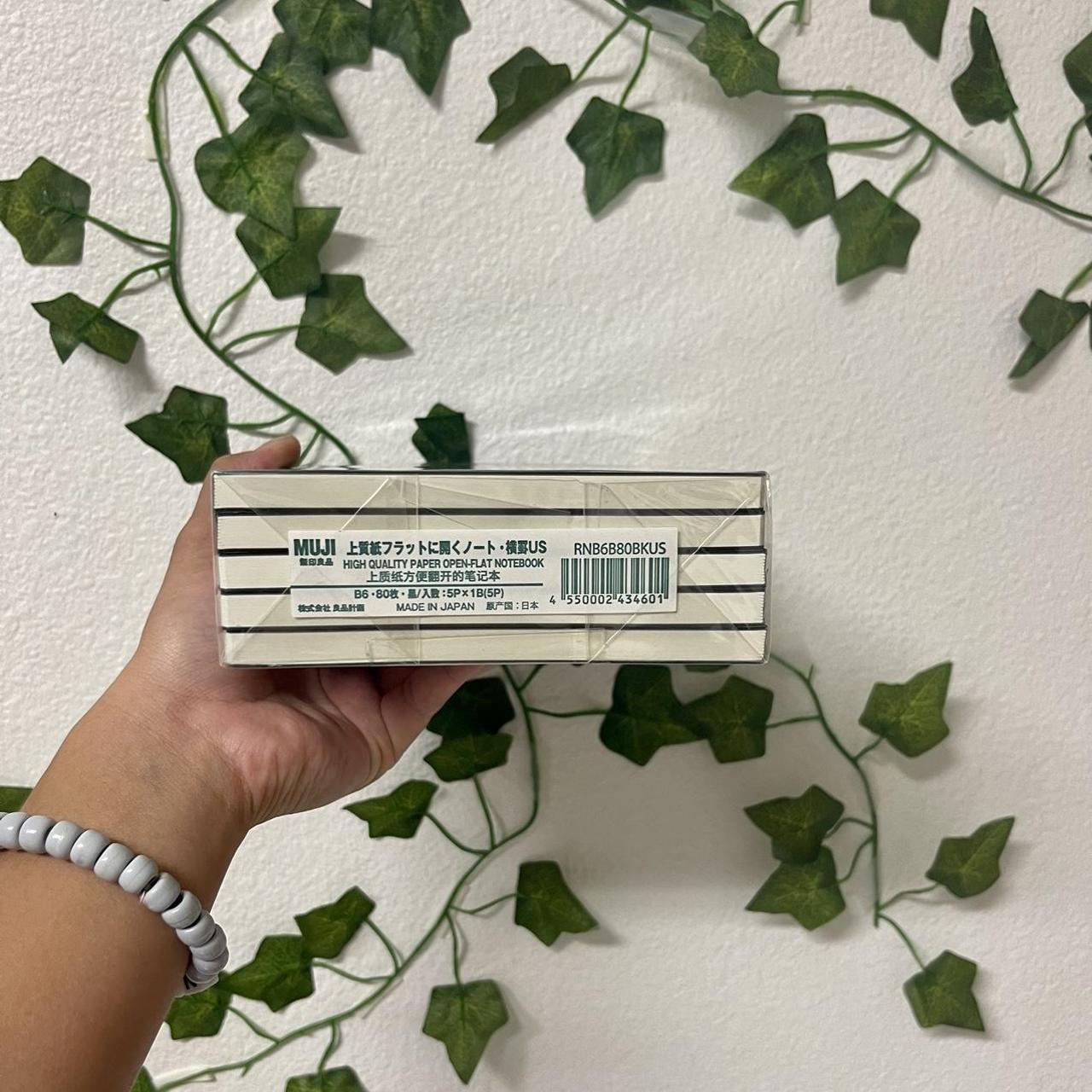 muji notebooks, great for journaling or school... - Depop
