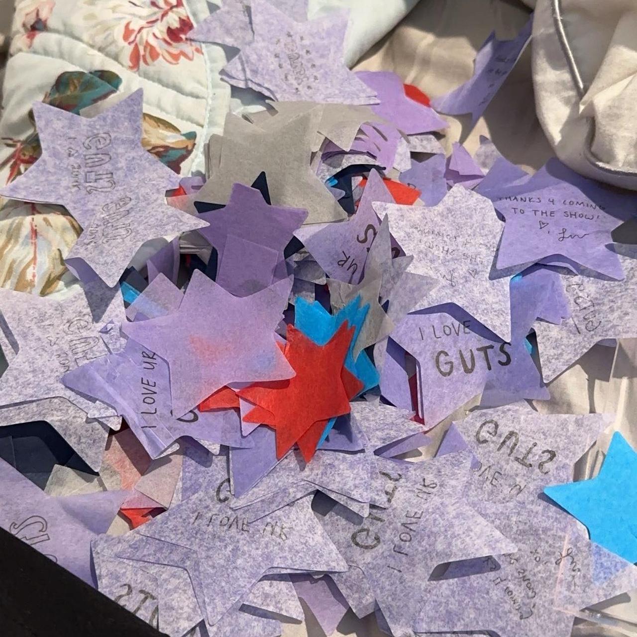 GUTS WORLD TOUR CONFETTI (from night 3) Stars with... - Depop