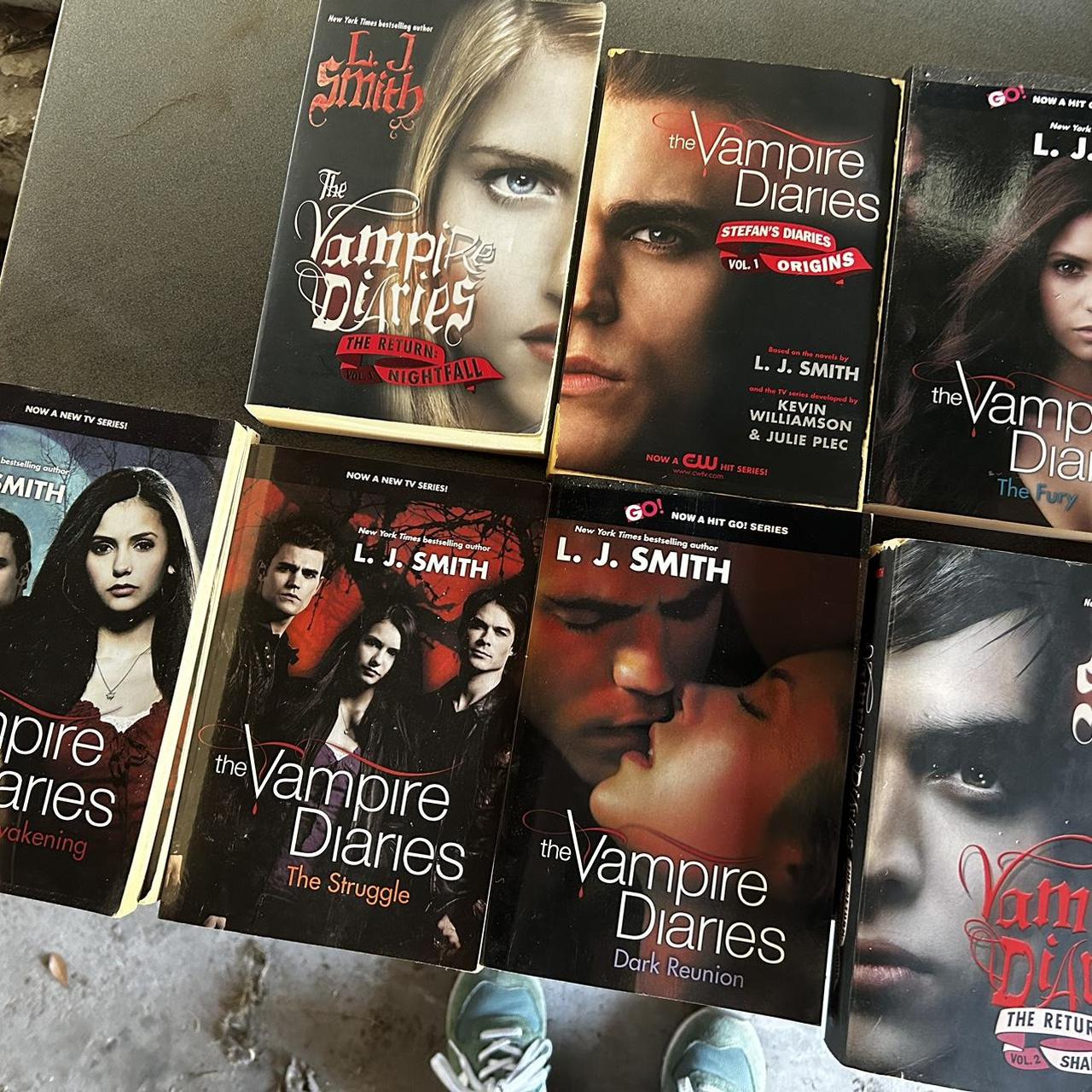 The vampire diaries book collection | Depop