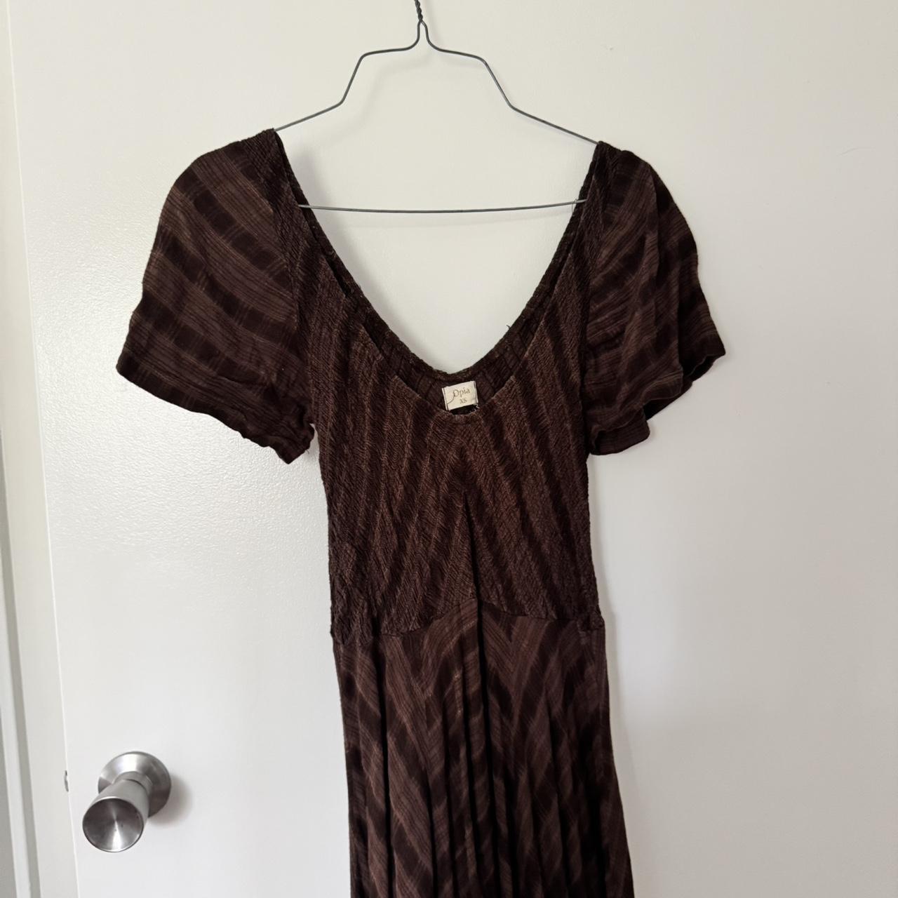 Opia brown maxi Size XS excellent condition - Depop