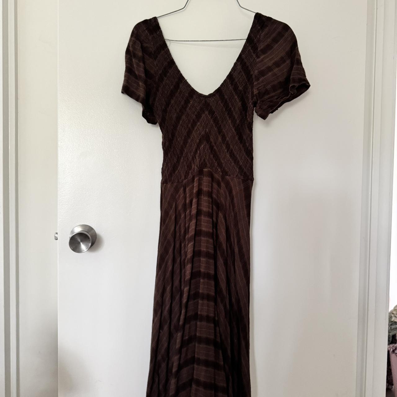 Opia brown maxi Size XS excellent condition - Depop
