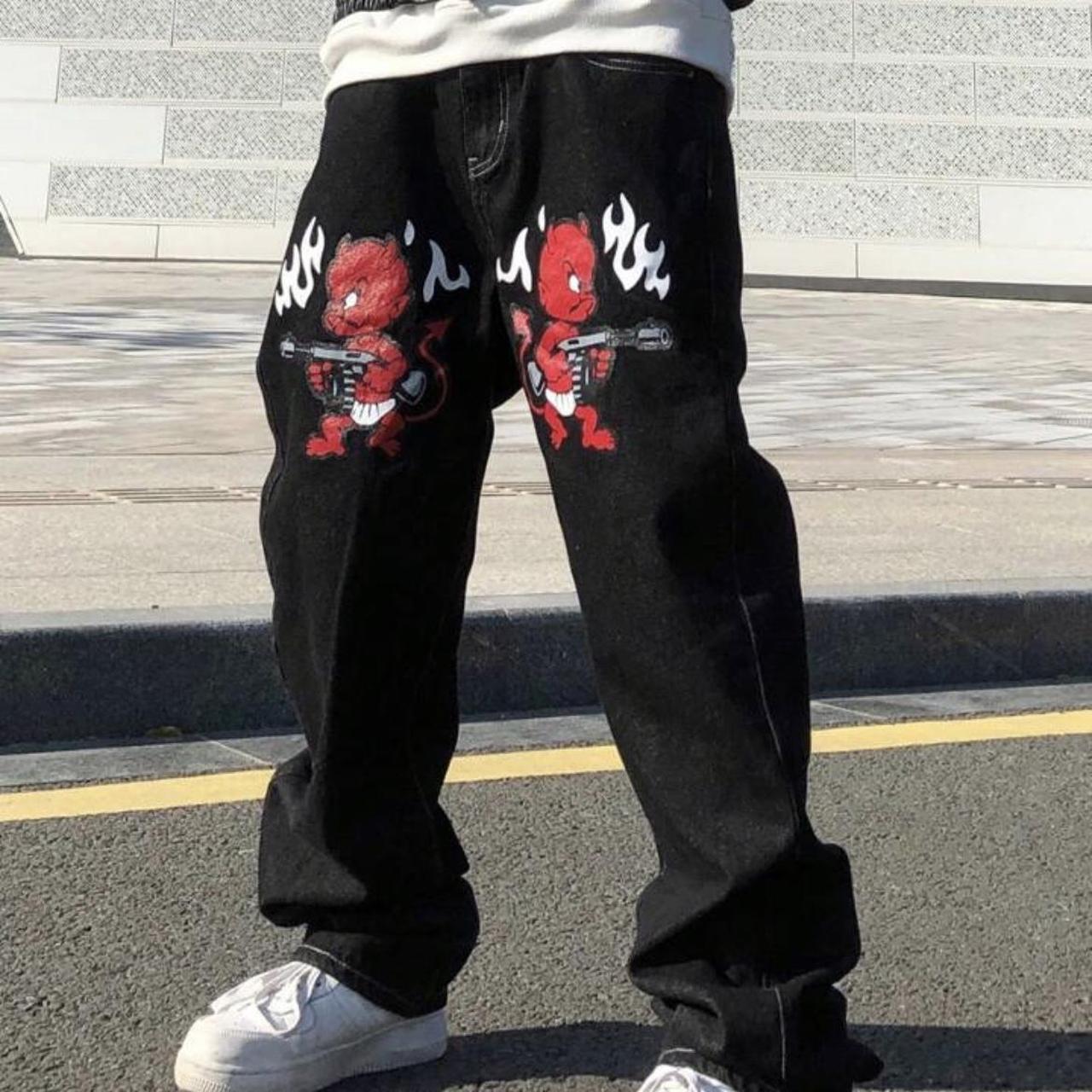 Amazing devil jeans Very stylish Size 32W Worn few... - Depop