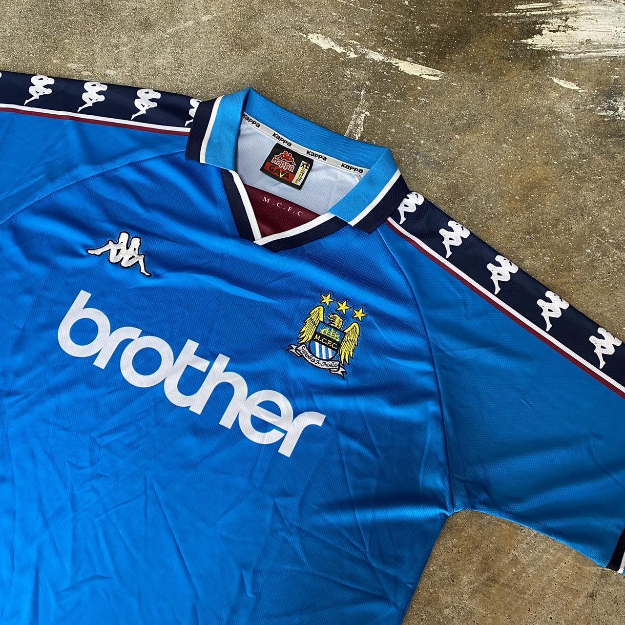 1997 Kappa Manchester City Jersey Size XL In great... - Depop