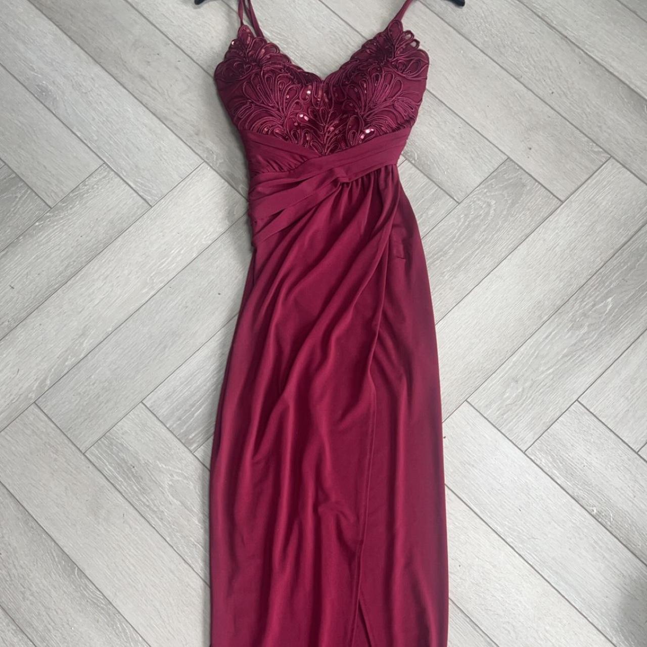 Lipsy London Embroidered Lace Cami Maxi Dress ~ Size... - Depop