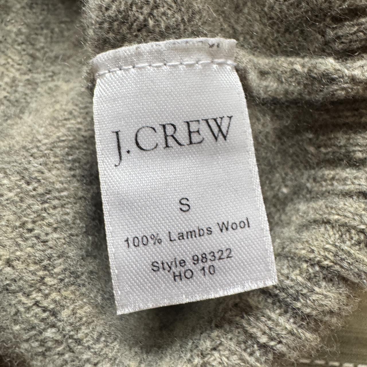 Grey J.Crew quarter zip sweater. It is a men’s small... | Depop