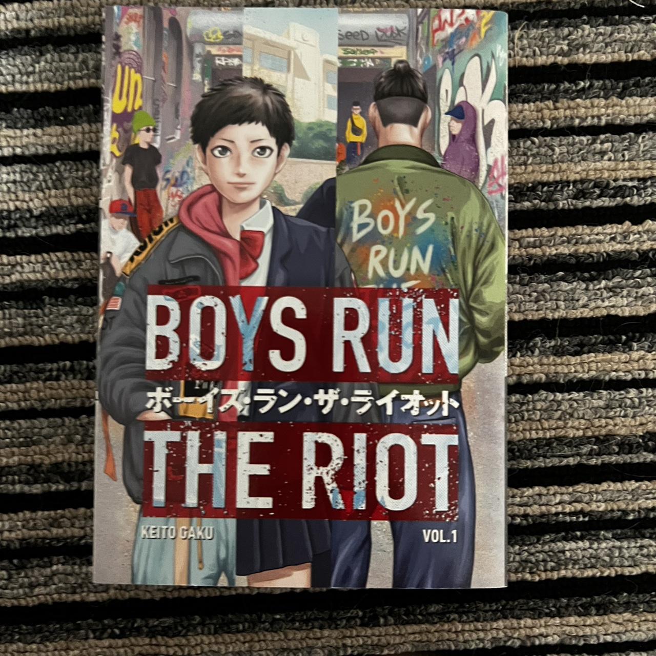 Boys Run The Riot manga volume 1 - Depop