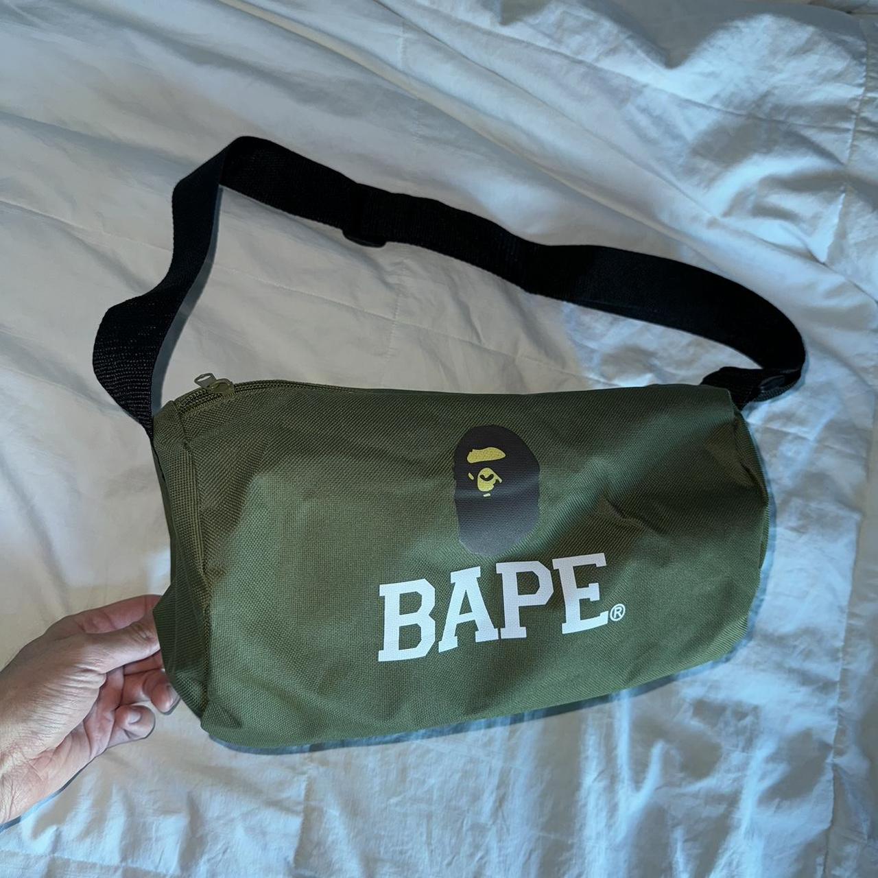 BAPE mini duffel bag got this second hand, never... - Depop