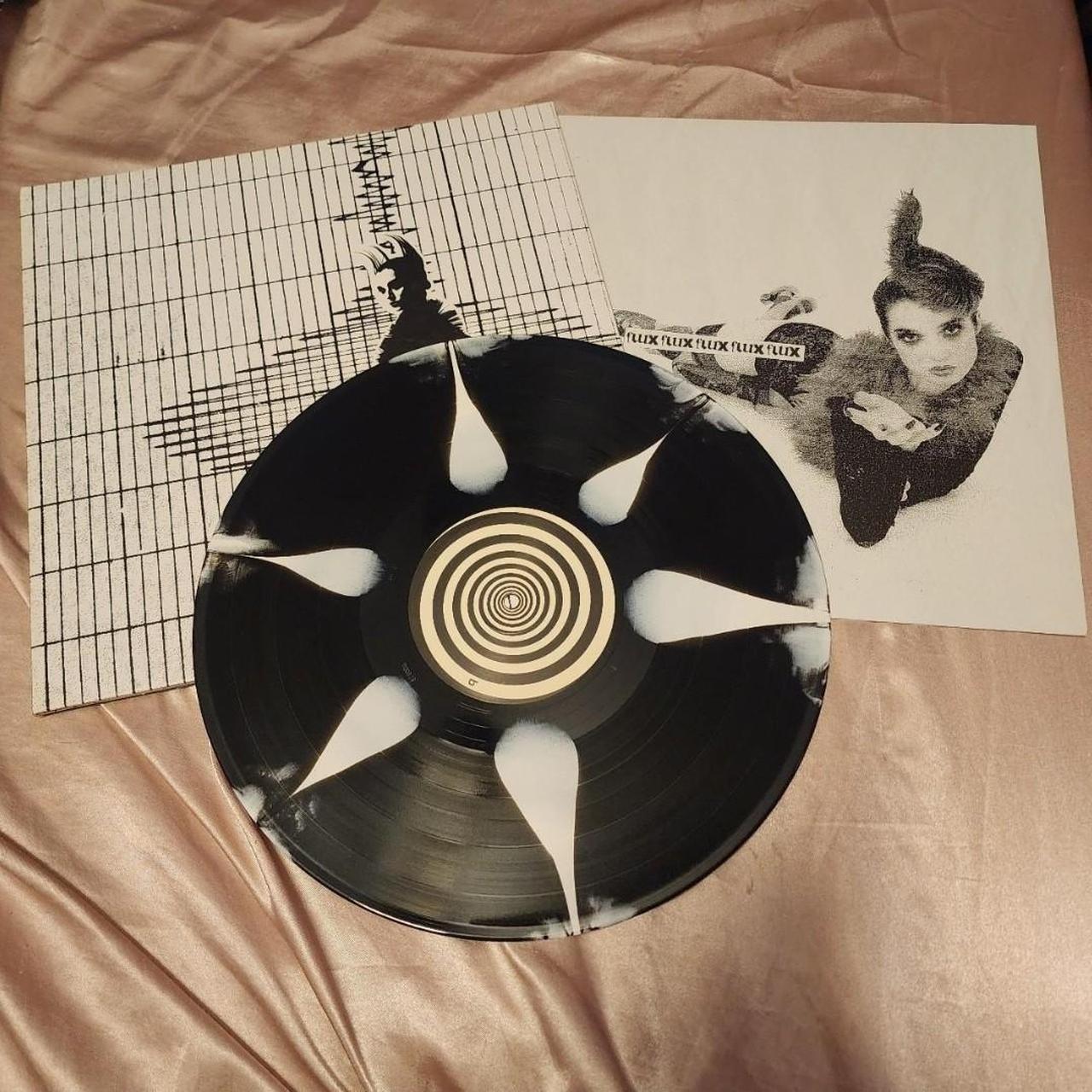 •Poppy Flux vinyl, White and black cornetto... - Depop