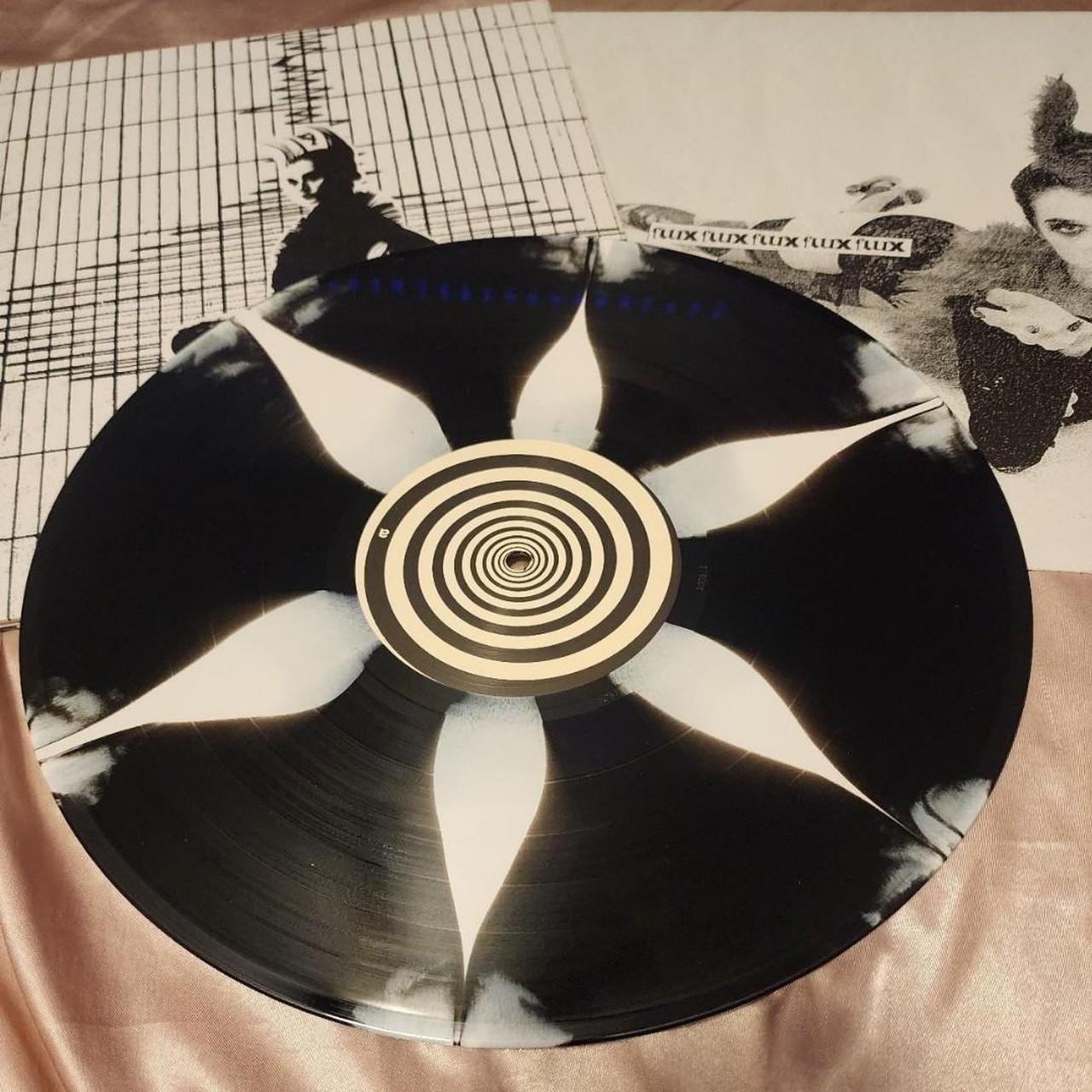 •Poppy Flux vinyl, White and black cornetto... - Depop