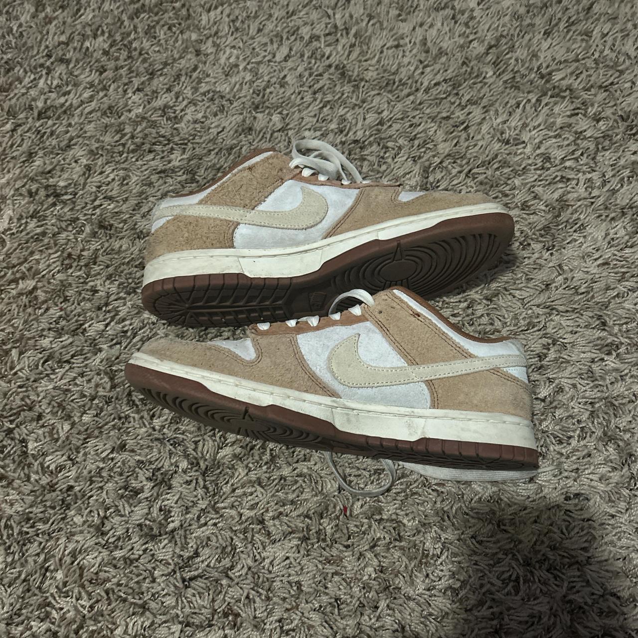 Nike sb dunks with fur type texture on the outside,... | Depop