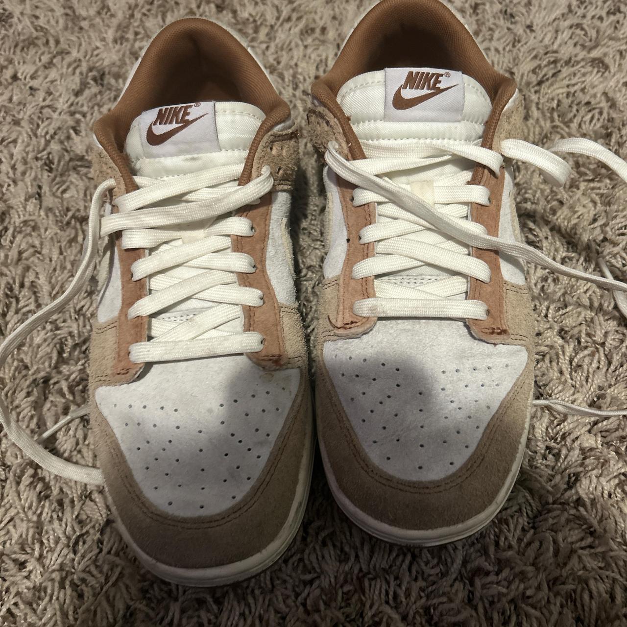 Nike sb dunks with fur type texture on the outside,... | Depop