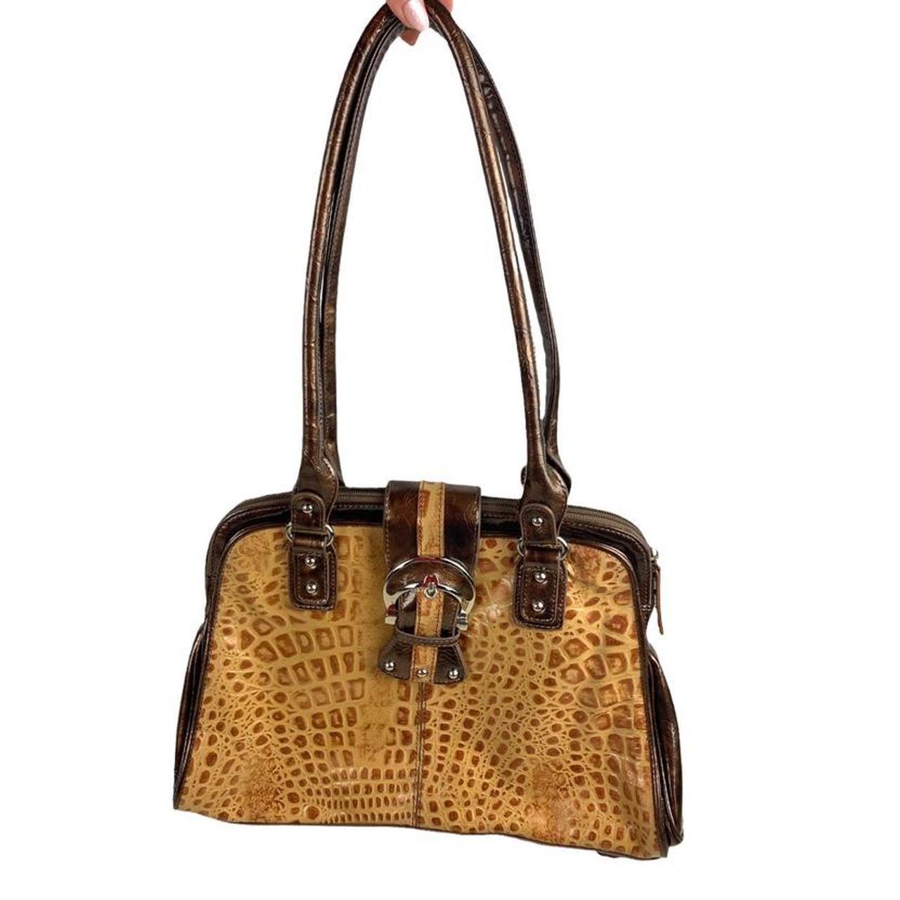 Early 2000s animal print ‘MC’ purse ‘Marc Chantal’... - Depop