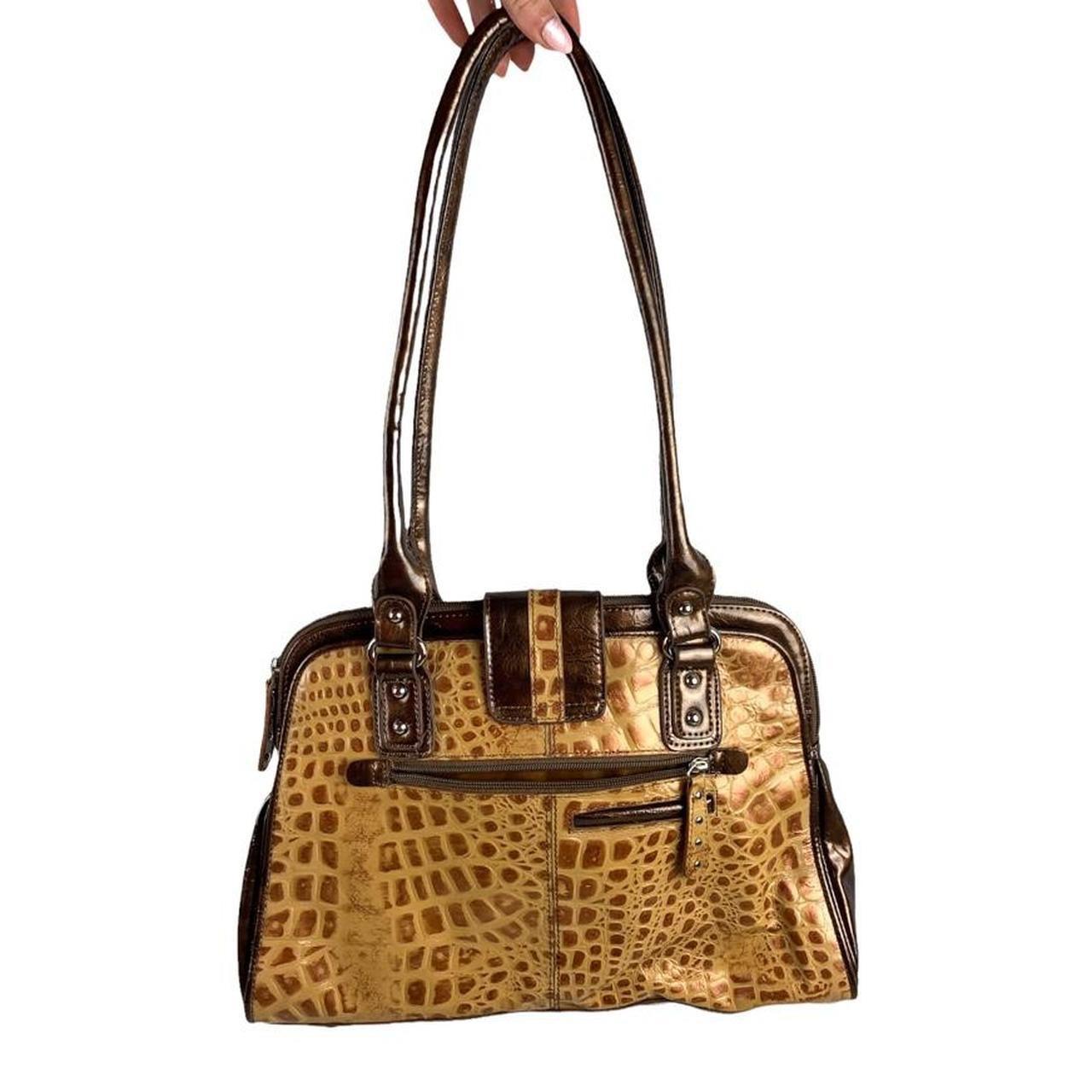 Early 2000s animal print ‘MC’ purse ‘Marc Chantal’... - Depop