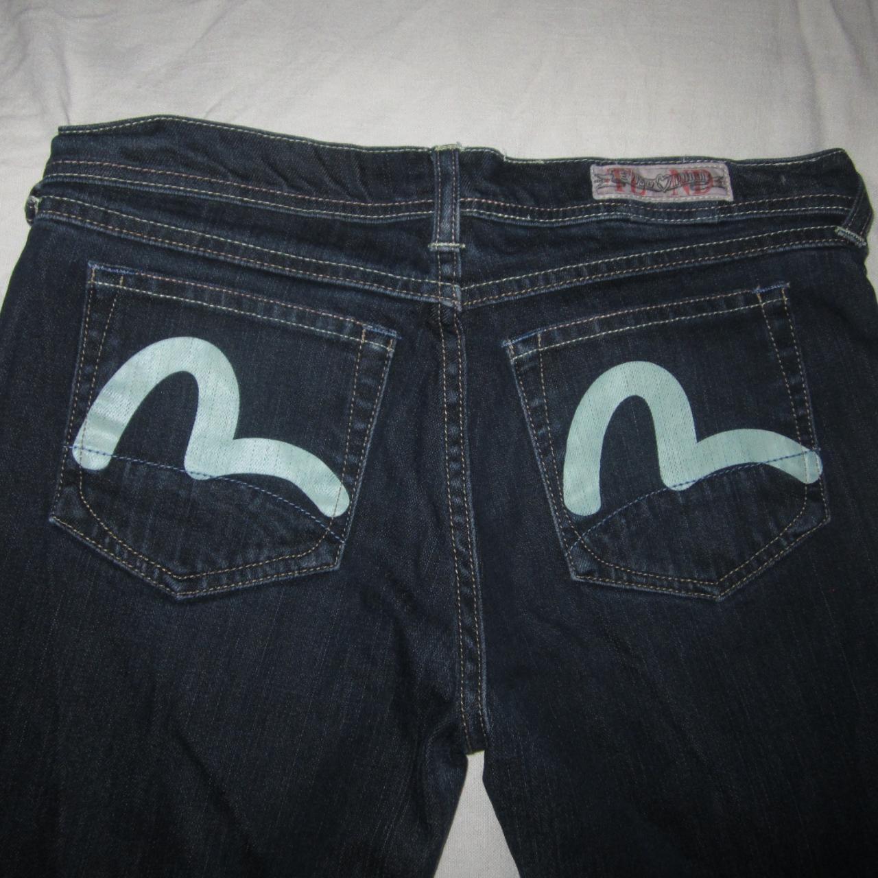 Authentic Evisu x Puma womens straight leg... - Depop