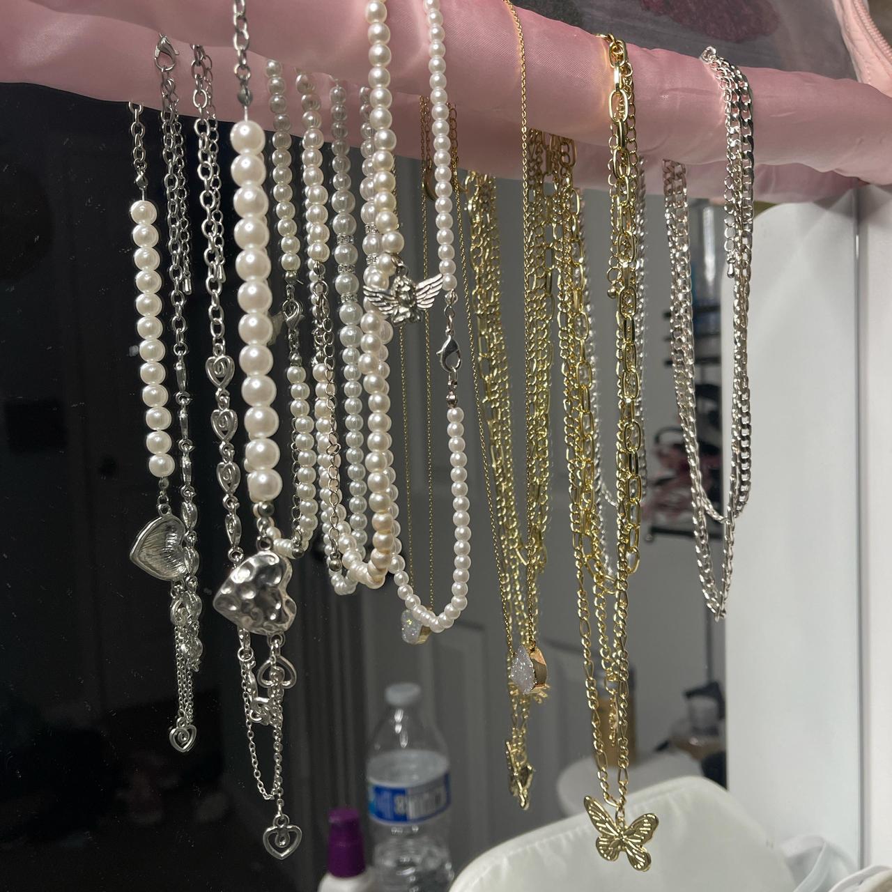 each necklace is $5 each, dm for more information - Depop