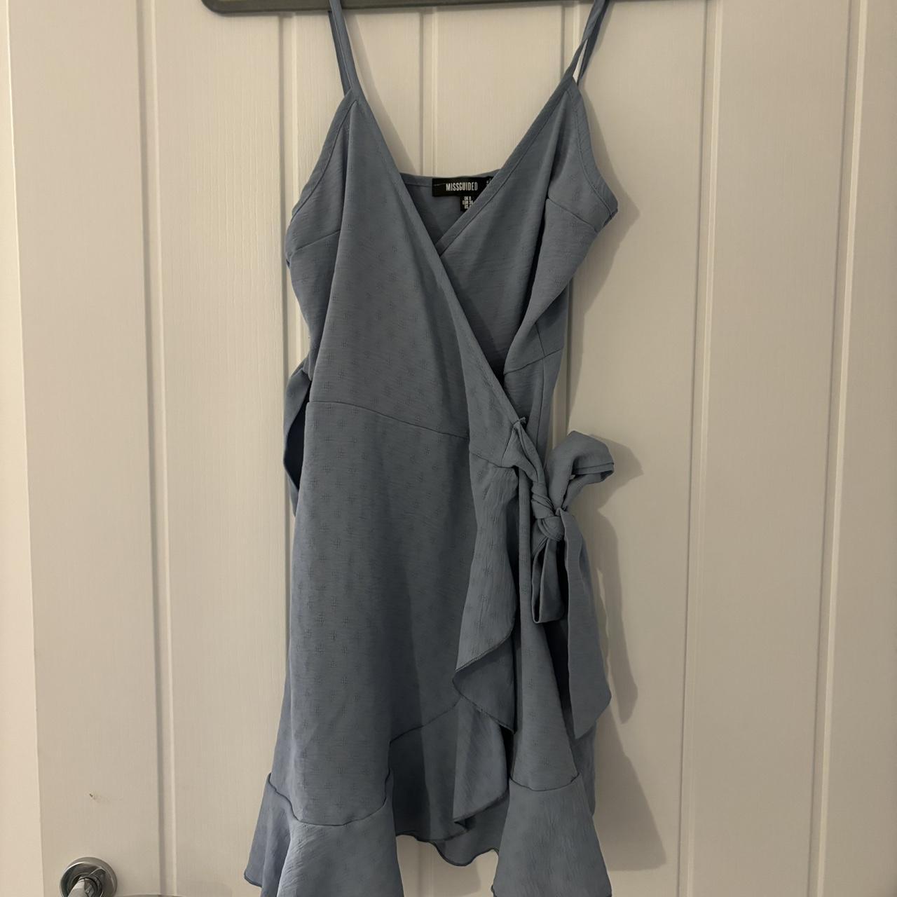 Missguided wrap dress Brand new with tags Size... - Depop