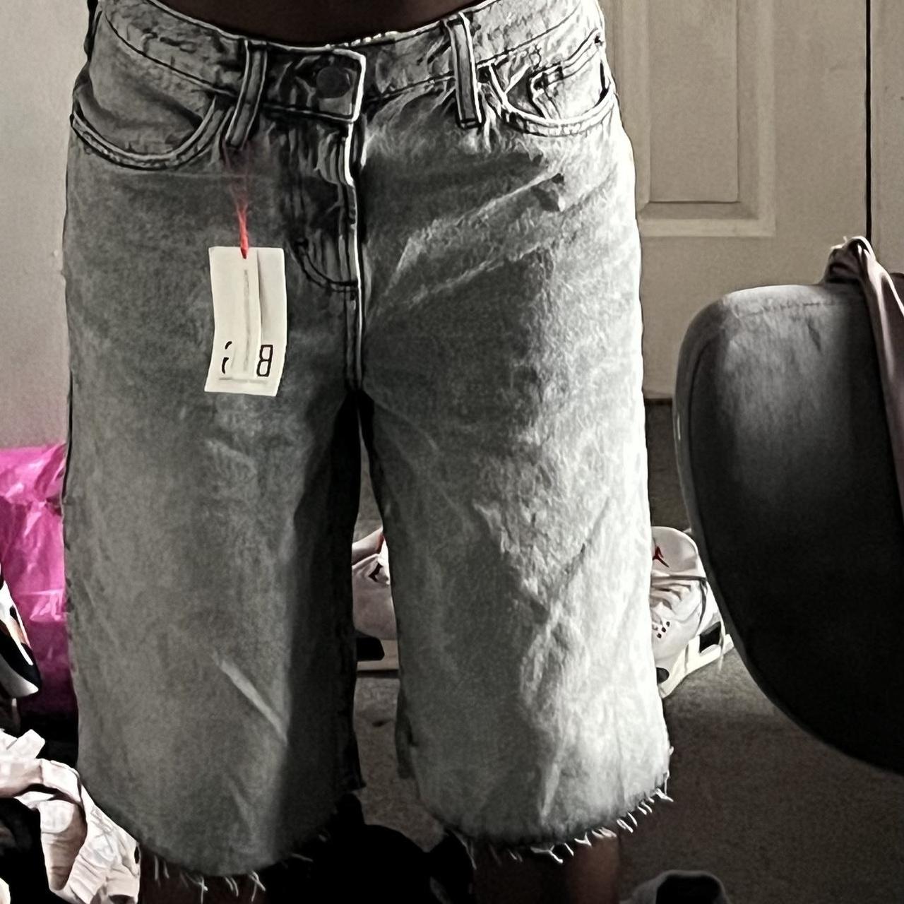BDG distressed jorts From urban outfitters Longline... - Depop