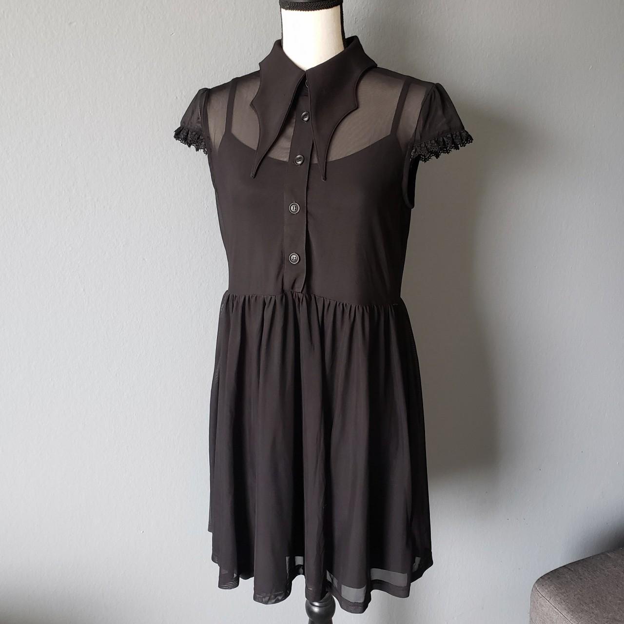 Killstar Eve Hallows Mesh Skater Dress New with... - Depop