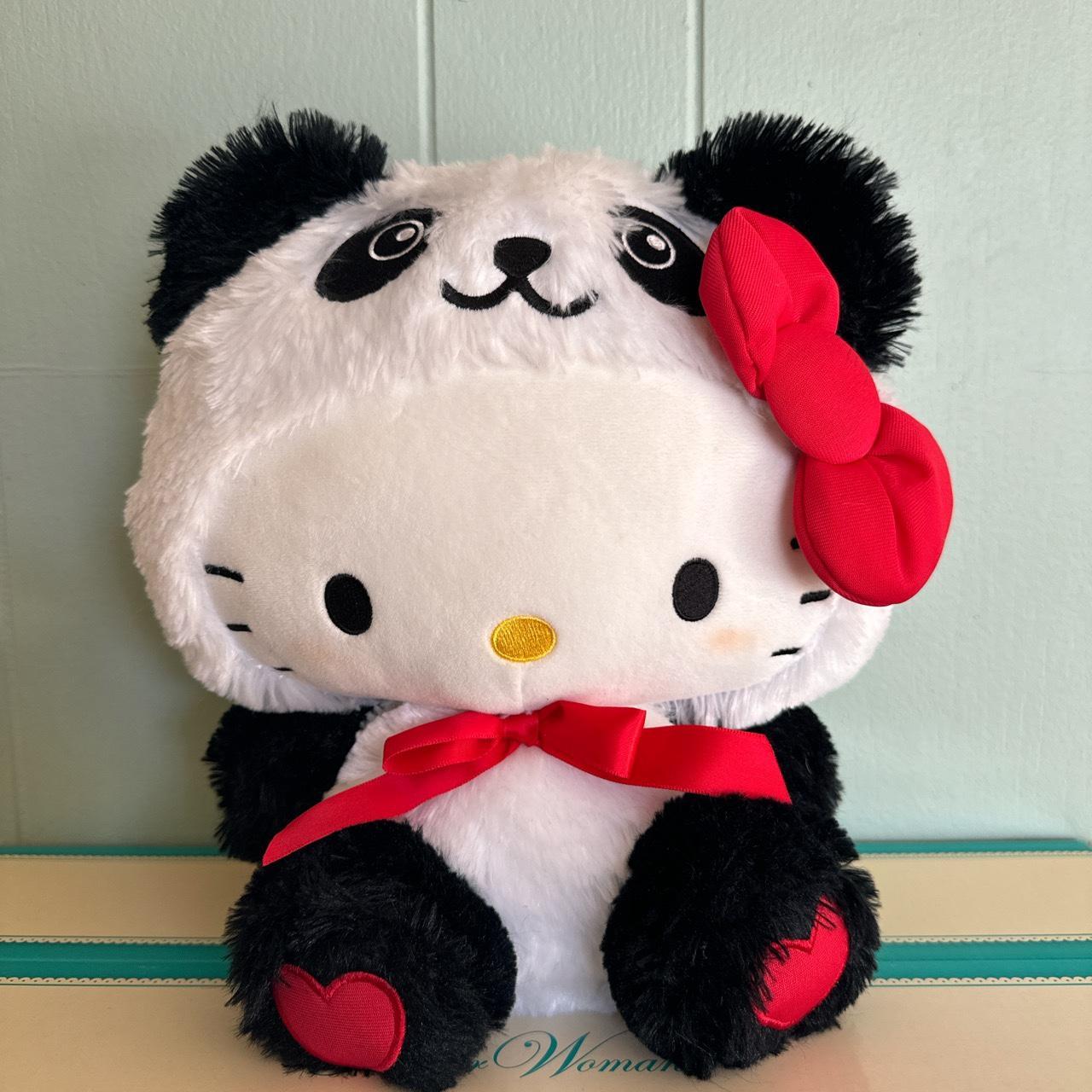 Hello kitty panda stuffed animal brand new still has... - Depop