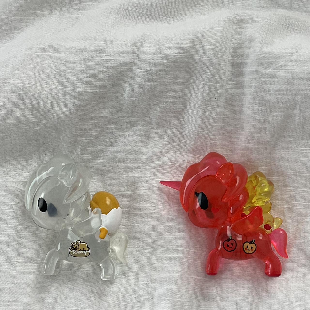 two tokidoki figurines ᪥ clear one is a sanrio... - Depop