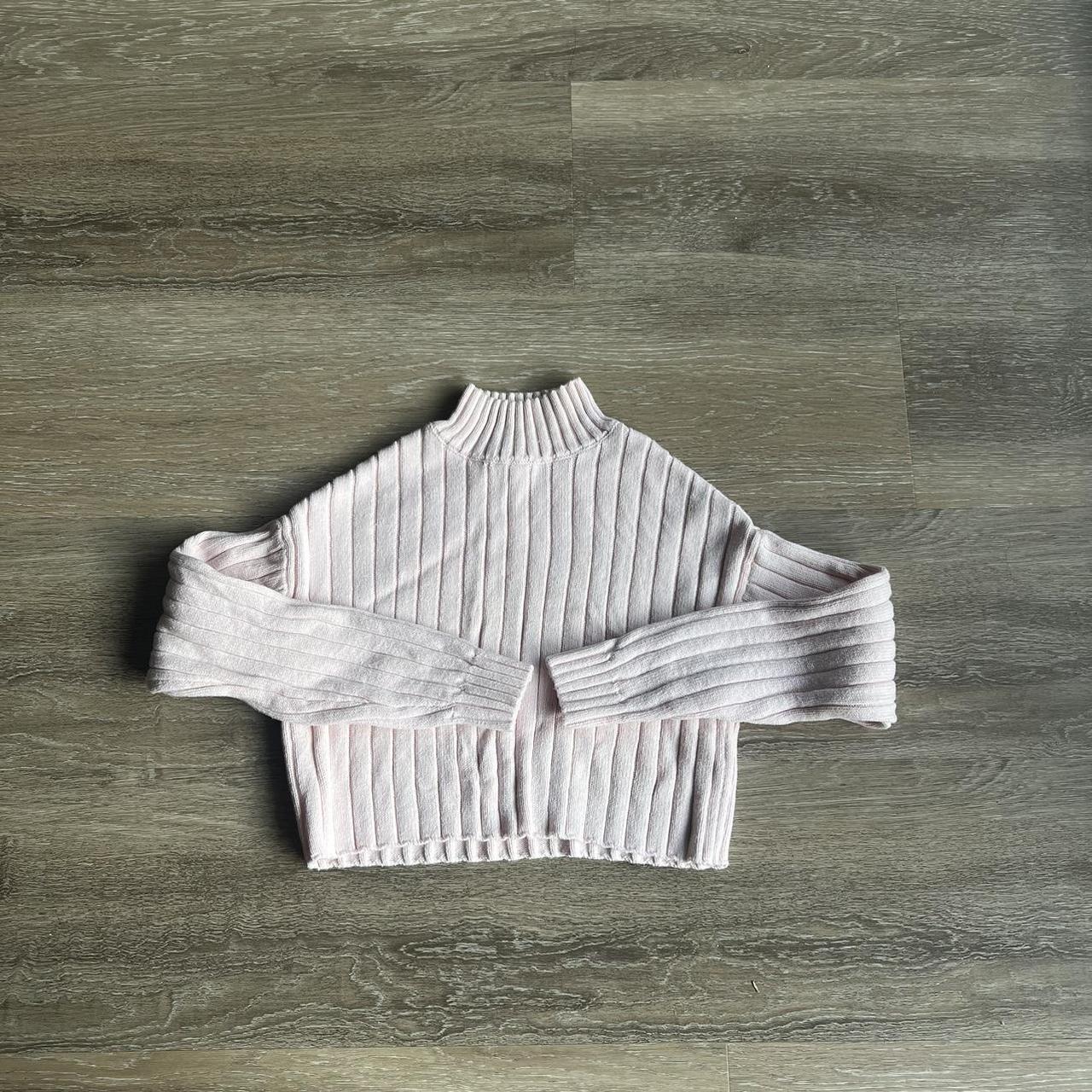 baby pink pacsun coquette sweater! perf 4 winter 🫶🏼 🌷 - Depop