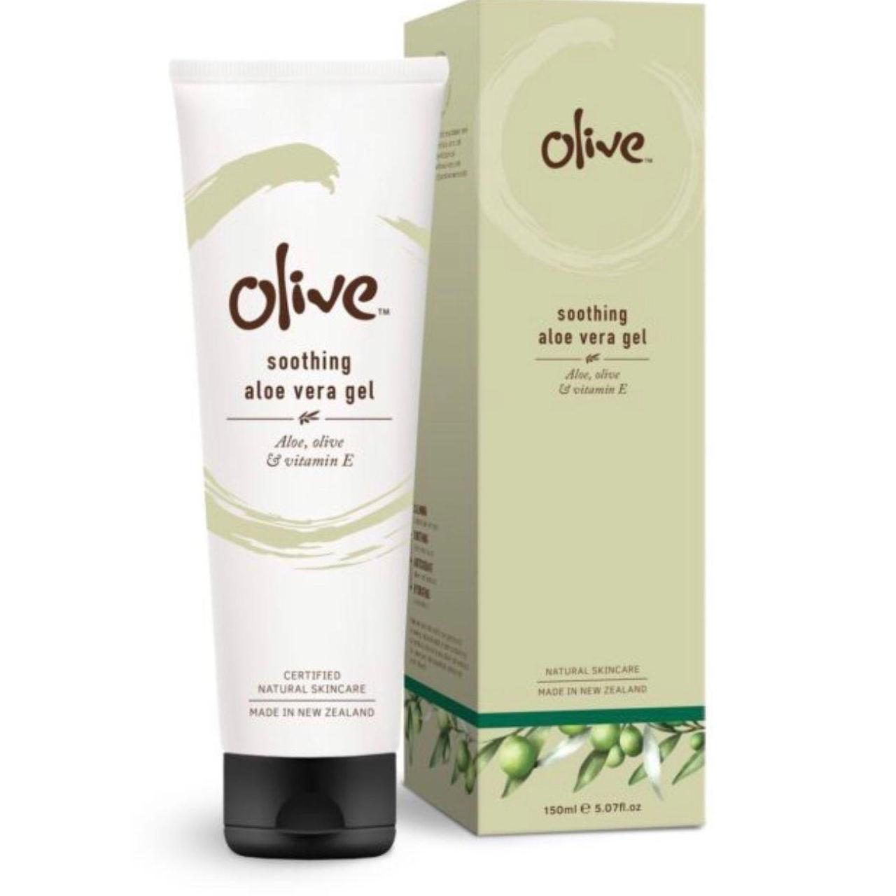 Olive Soothing Aloe Vera Gel is a light gel blend of... - Depop