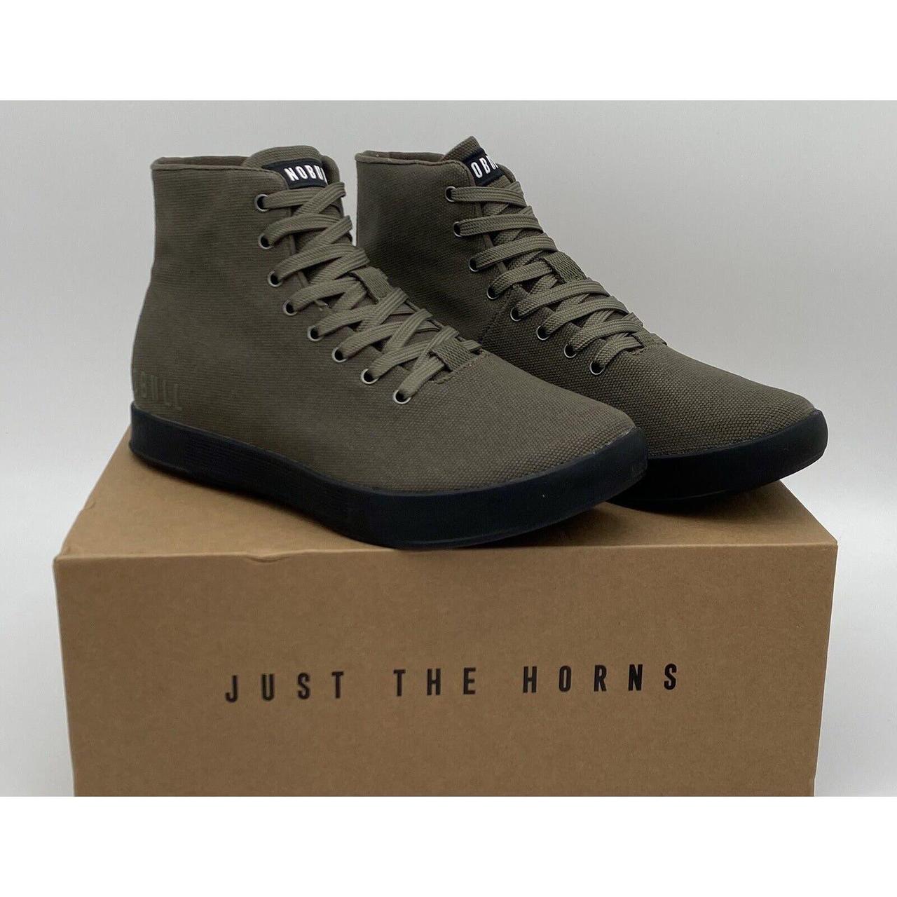 These are new in box green No Bull canvas high top... - Depop