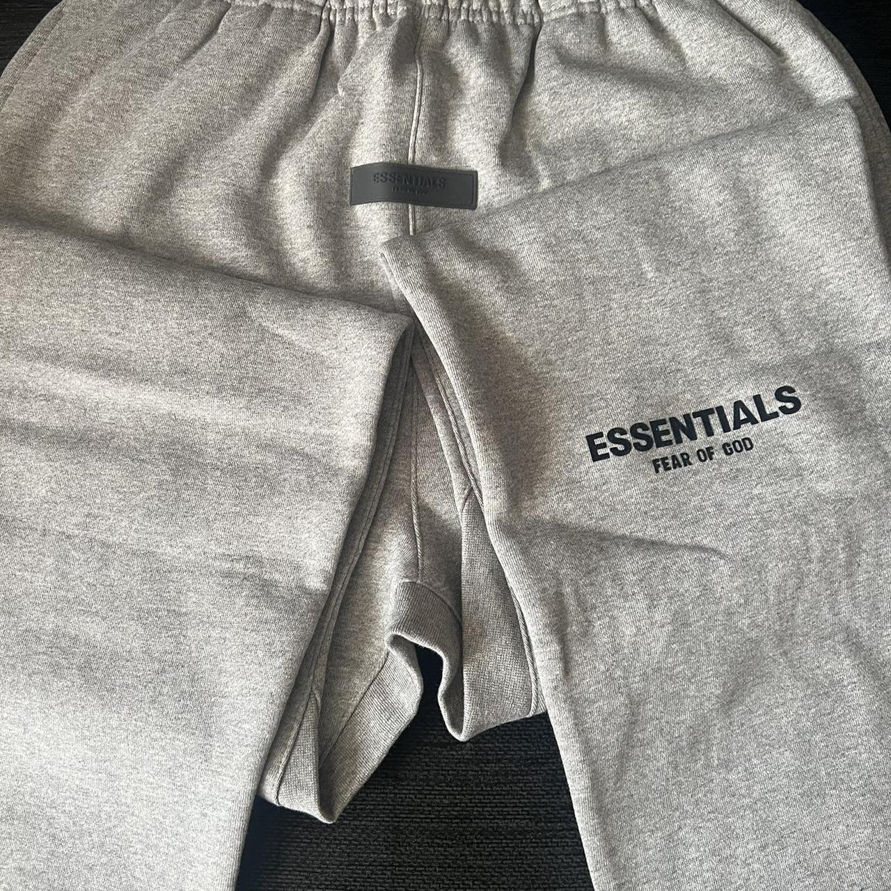 Men’s Grey Essentials Fear Of God Tracksuit- M ... - Depop
