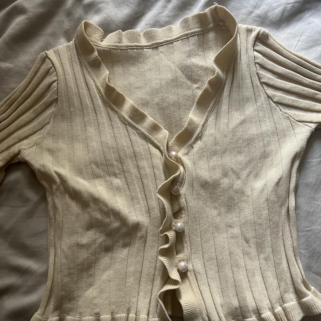 Yesstyle shirts cropped size s #yesstyle #tshirt... - Depop