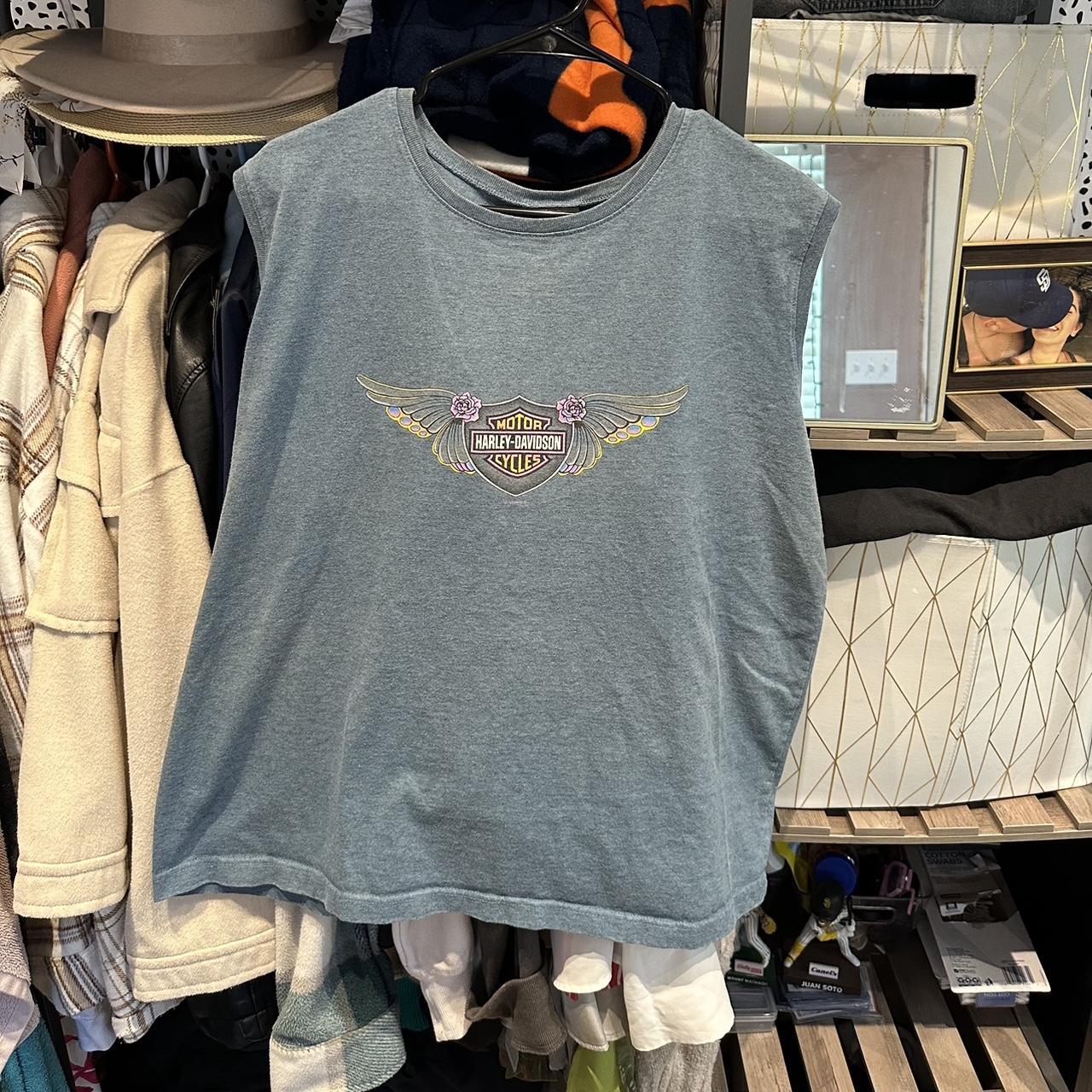 Women’s 1994 Harley tank top 🏍️ No flaws No size... - Depop