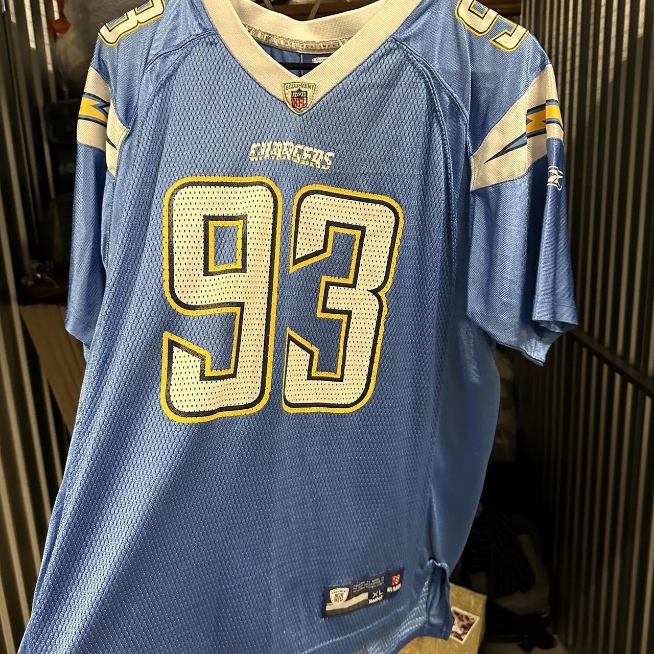 Vintage Castillo San Diego Chargers Jersey Flaws... - Depop