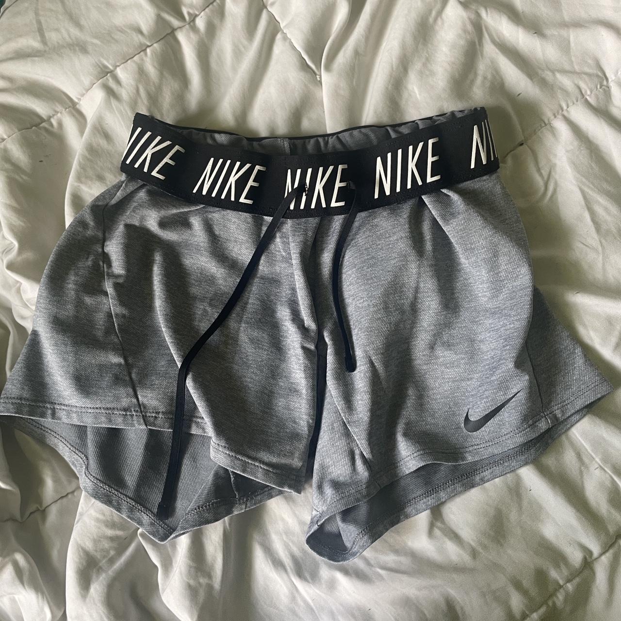 Nike running shorts Grey breathable running/work... - Depop