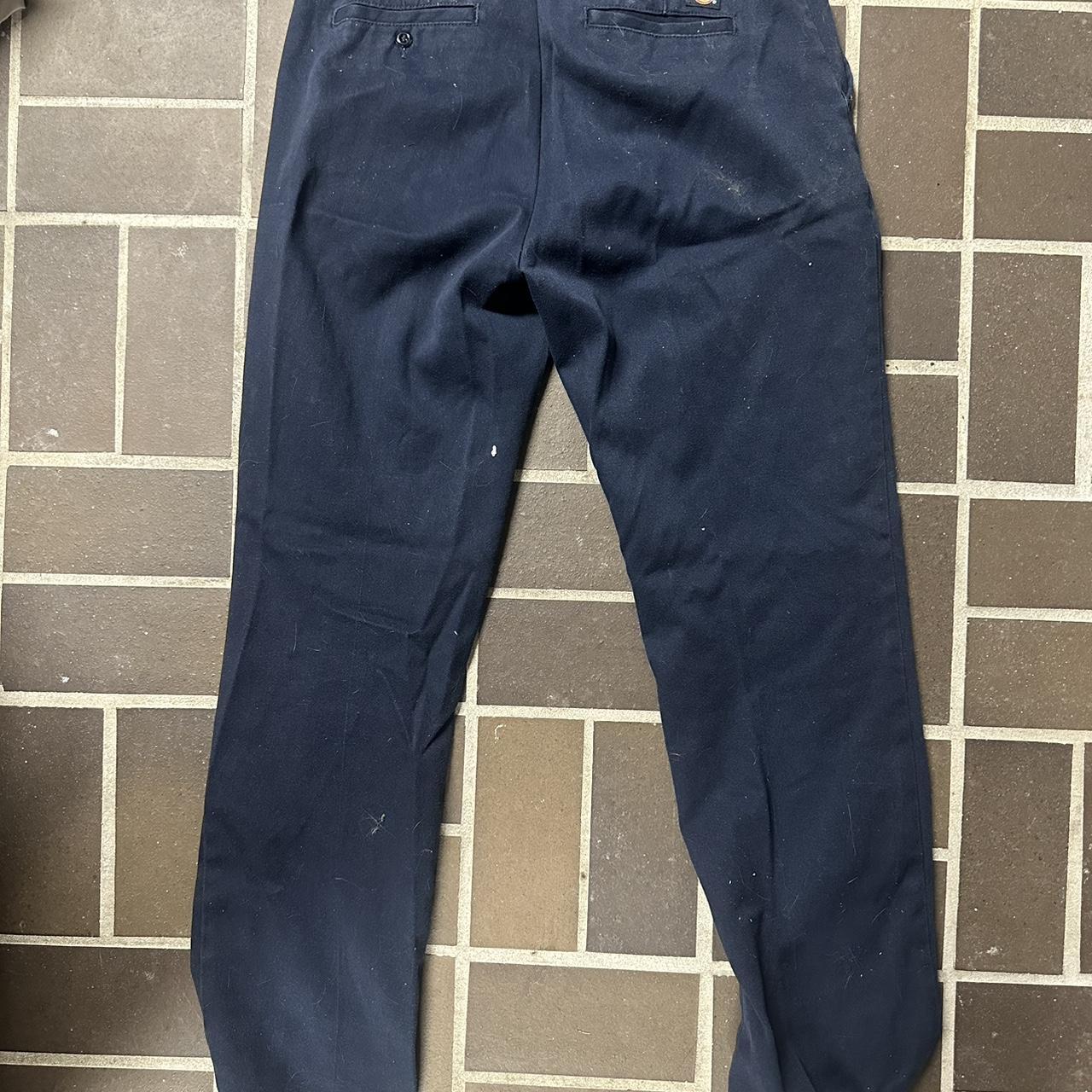 DICKIES Navy blue dress pants - - - Size... - Depop