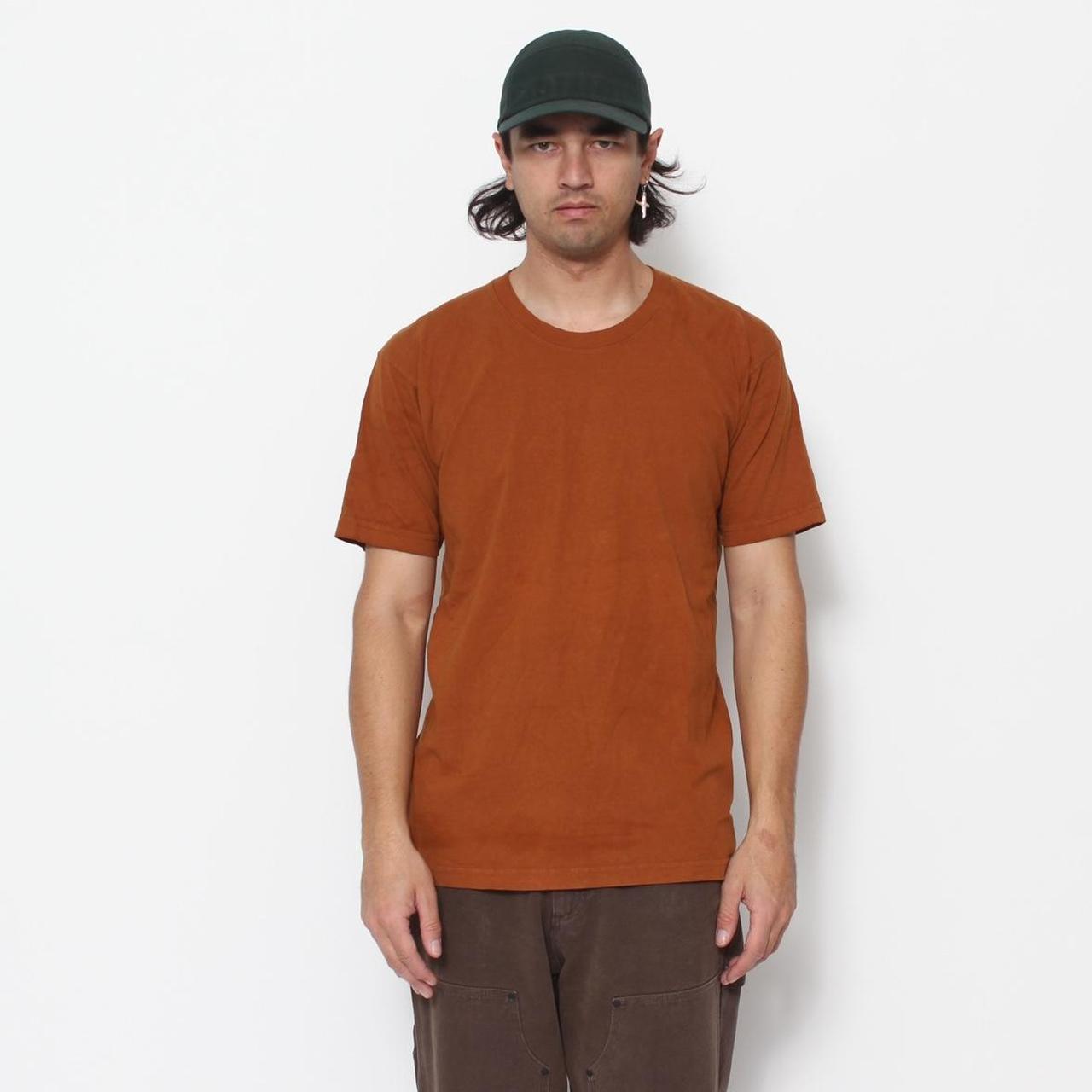 Men's Orange Shirt | Depop