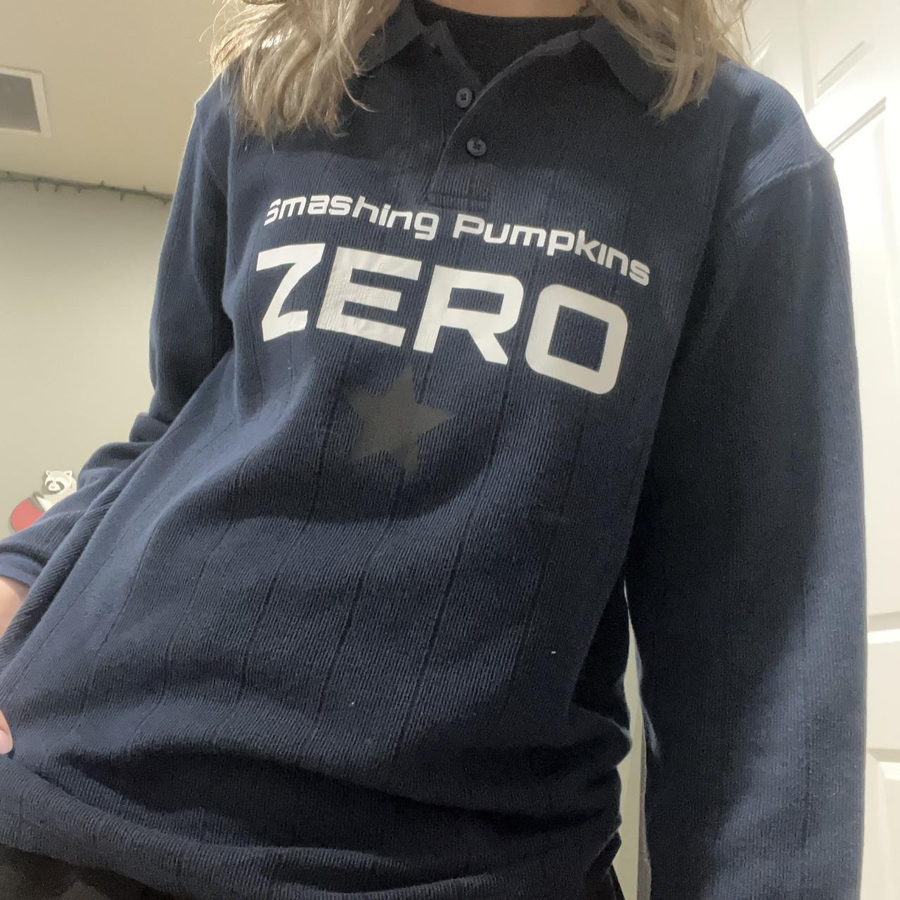 reworked smashing pumpkins zero star sweater size... - Depop