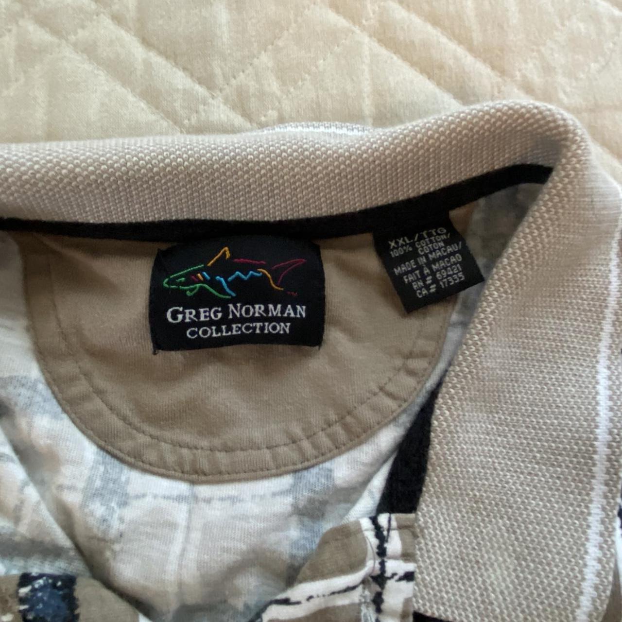 * Men’s XXL * Tan Patterned Greg Norman Collection... - Depop