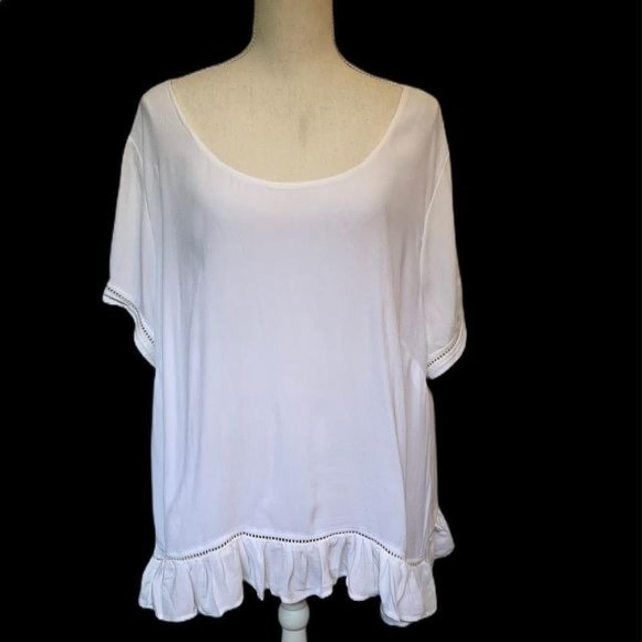 TORRID SHEER TOP Short sleeve, sheer top with... - Depop