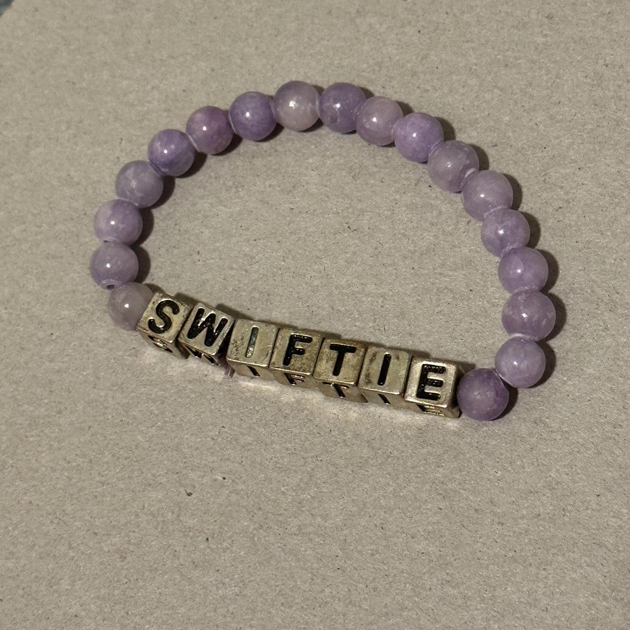 Taylor Swift Swiftie Beaded Bracelet size... - Depop