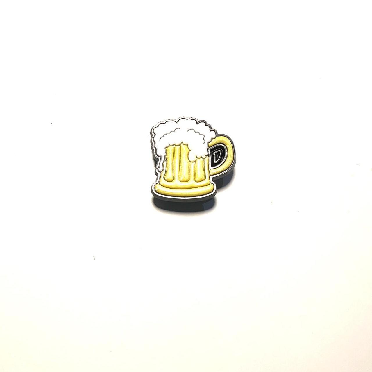 Beer croc jibbit/ croc charm #croccharms #jibbitz... - Depop